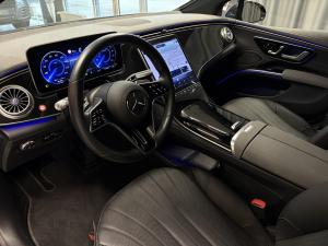 Black Mercedes-Benz EQS 2024 in Marupe, with an engine capacity of 0.00 L and mileage of 10 thousand km for 70000 €, photo 6 on AUTOMOTO.COM.LV