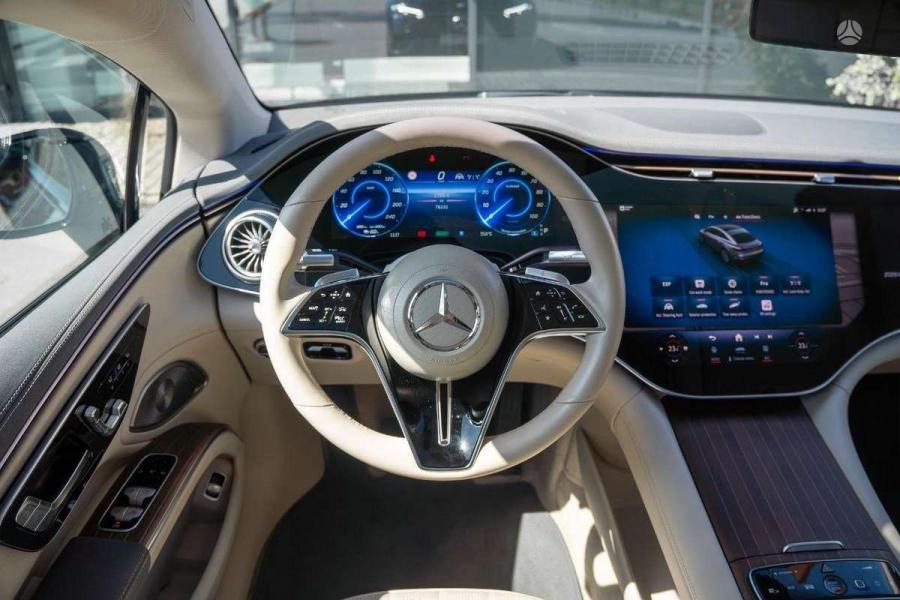 Blue Mercedes-Benz EQS 2023 in Klaipeda, with an engine capacity of 0.00 L and mileage of 78 thousand km for 65900 €, photo 13 on AUTOMOTO.COM.LV