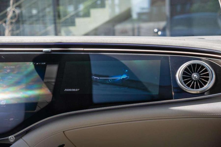 Blue Mercedes-Benz EQS 2023 in Klaipeda, with an engine capacity of 0.00 L and mileage of 78 thousand km for 65900 €, photo 18 on AUTOMOTO.COM.LV
