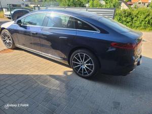 Blue Mercedes-Benz EQS 2022 in Vilnius, with an engine capacity of 0.00 L and mileage of 47 thousand km for 45000 €, photo 3 on AUTOMOTO.COM.LV