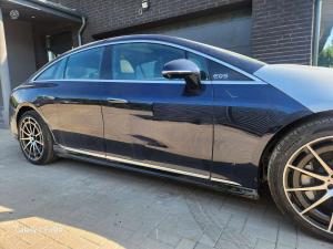 Blue Mercedes-Benz EQS 2022 in Vilnius, with an engine capacity of 0.00 L and mileage of 47 thousand km for 45000 €, photo 6 on AUTOMOTO.COM.LV