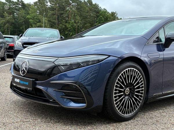 Blue Mercedes-Benz EQS 2022 in Vilnius, with an engine capacity of 0.00 L and mileage of 120 thousand km for 49999 €, photo 9 on AUTOMOTO.COM.LV