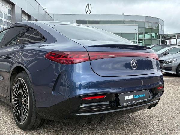 Blue Mercedes-Benz EQS 2022 in Vilnius, with an engine capacity of 0.00 L and mileage of 120 thousand km for 49999 €, photo 10 on AUTOMOTO.COM.LV