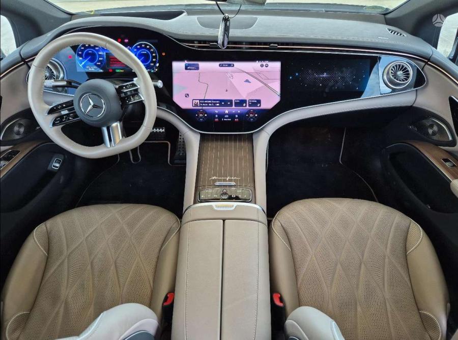 Zaļš Mercedes-Benz EQS 2025 Klaipėda, ar dzinēja tilpumu 0.00 L un nobraukumu 24 tūkst. km par 26750 €, foto 6 vietnē AUTOMOTO.COM.LV