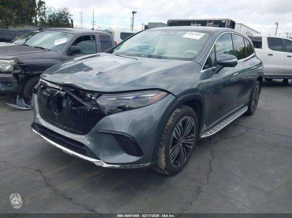 Pelēks Mercedes-Benz EQS 2023 Viļņa, ar dzinēja tilpumu 0.00 L un nobraukumu 38 tūkst. km par 41900 €, foto 1 vietnē AUTOMOTO.COM.LV