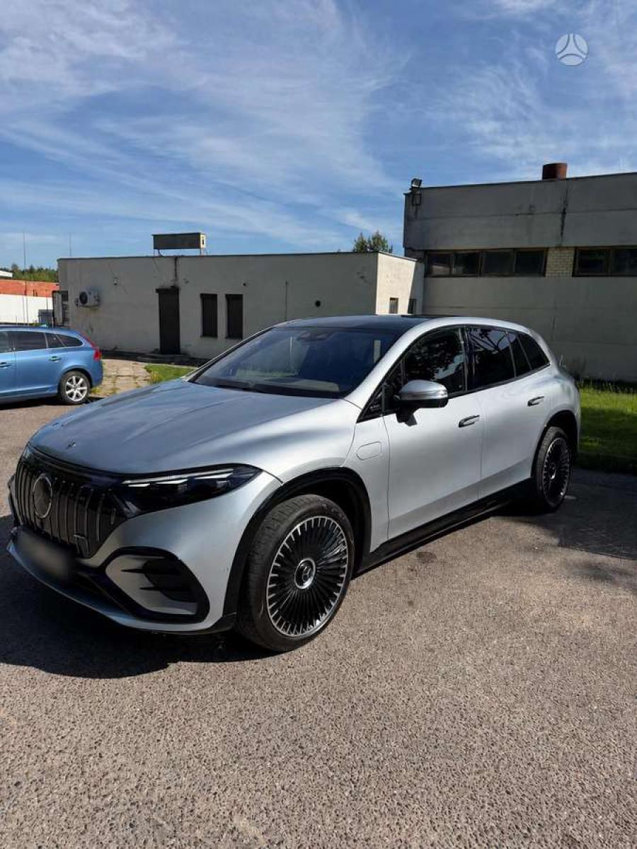Pelēks Mercedes-Benz EQS 2023 Viļņa, ar dzinēja tilpumu 0.00 L un nobraukumu 37 tūkst. km par 55000 €, foto 8 vietnē AUTOMOTO.COM.LV