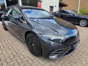 Grey Mercedes-Benz EQS 2022 in Kaunas, with an engine capacity of 0.00 L and mileage of 193 thousand km for 36900 €, photo 1 on AUTOMOTO.COM.LV