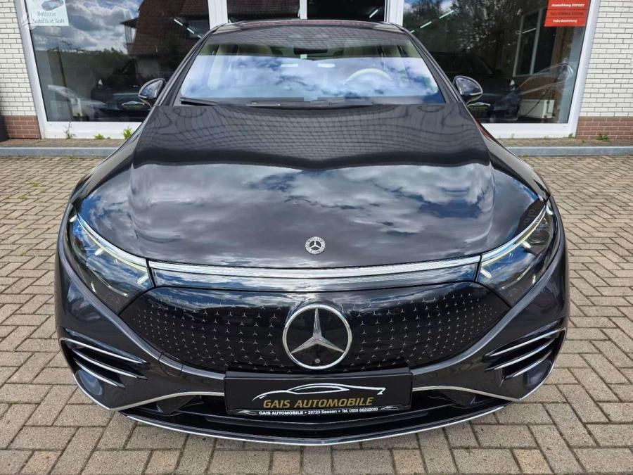 Grey Mercedes-Benz EQS 2022 in Kaunas, with an engine capacity of 0.00 L and mileage of 193 thousand km for 36900 €, photo 11 on AUTOMOTO.COM.LV