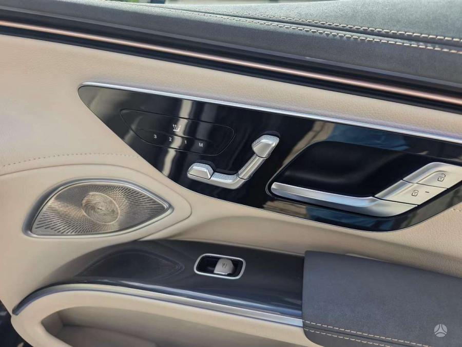 Grey Mercedes-Benz EQS 2022 in Kaunas, with an engine capacity of 0.00 L and mileage of 193 thousand km for 36900 €, photo 12 on AUTOMOTO.COM.LV
