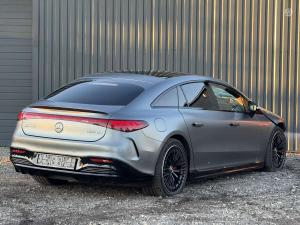 Grey Mercedes-Benz EQS 2023 in Kaunas, with an engine capacity of 0.00 L and mileage of 58 thousand km for 60500 €, photo 10 on AUTOMOTO.COM.LV