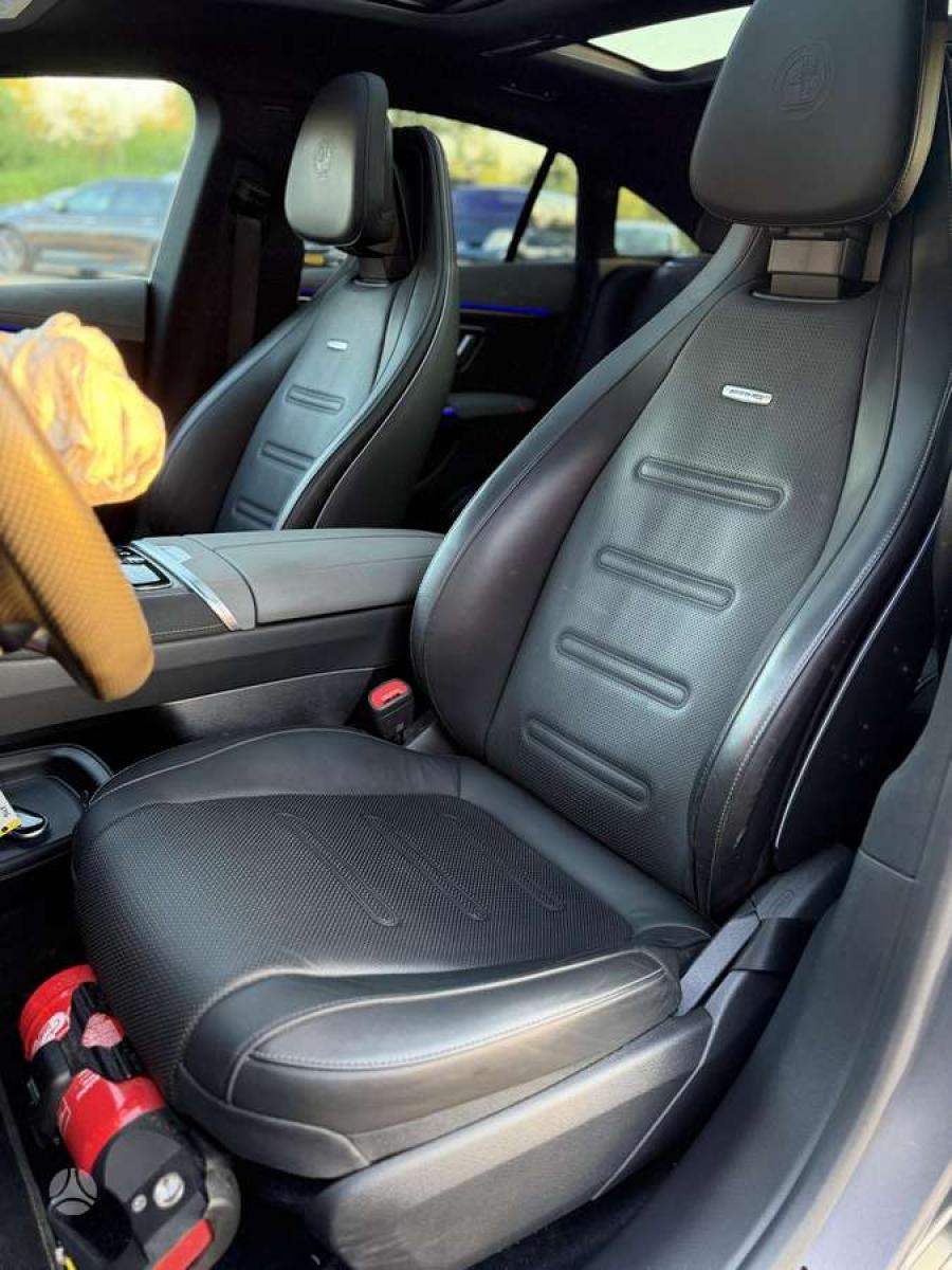 Grey Mercedes-Benz EQS 2023 in Kaunas, with an engine capacity of 0.00 L and mileage of 58 thousand km for 60500 €, photo 14 on AUTOMOTO.COM.LV