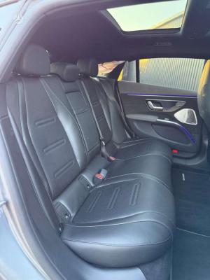 Grey Mercedes-Benz EQS 2023 in Kaunas, with an engine capacity of 0.00 L and mileage of 58 thousand km for 60500 €, photo 15 on AUTOMOTO.COM.LV