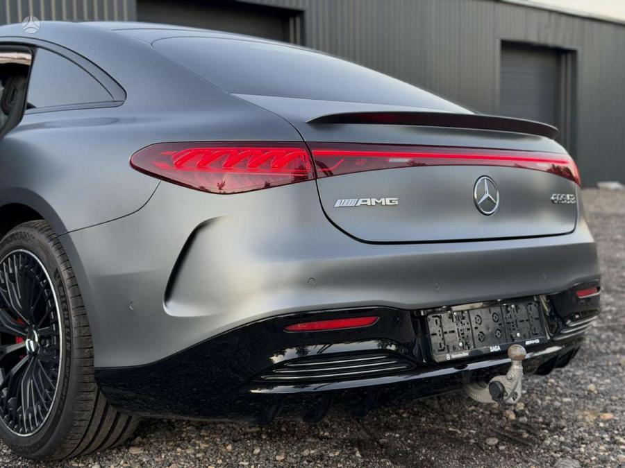 Grey Mercedes-Benz EQS 2023 in Kaunas, with an engine capacity of 0.00 L and mileage of 58 thousand km for 60500 €, photo 22 on AUTOMOTO.COM.LV