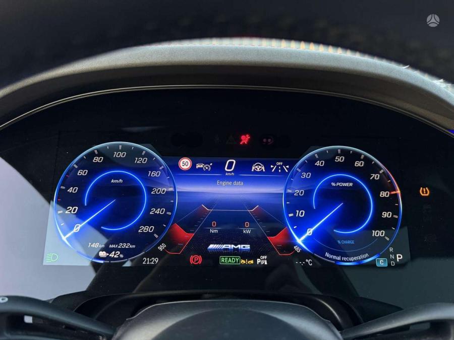 Grey Mercedes-Benz EQS 2023 in Kaunas, with an engine capacity of 0.00 L and mileage of 58 thousand km for 60500 €, photo 28 on AUTOMOTO.COM.LV