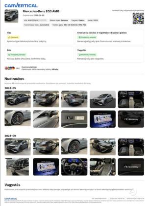 Grey Mercedes-Benz EQS 2023 in Kaunas, with an engine capacity of 0.00 L and mileage of 58 thousand km for 60500 €, photo 56 on AUTOMOTO.COM.LV
