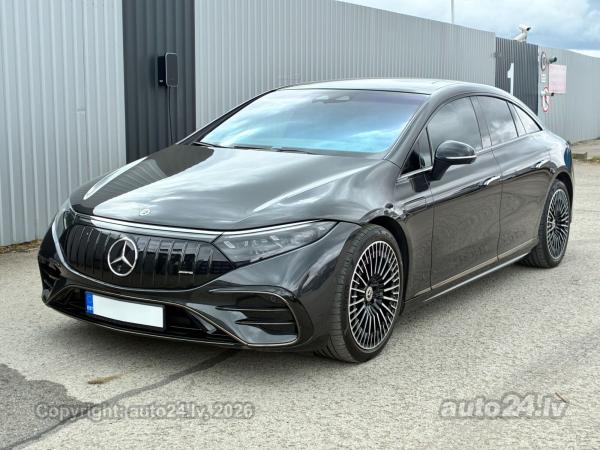 Grey Mercedes-Benz EQS 2023 in Tallinn, with an engine capacity of 0.00 L and mileage of 67 thousand km for 59900 €, photo 1 on AUTOMOTO.COM.LV