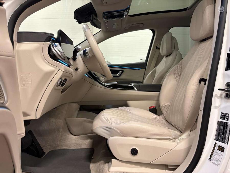 White Mercedes-Benz EQS 2023 in Vilnius, with an engine capacity of 0.00 L and mileage of 86 thousand km for 64990 €, photo 16 on AUTOMOTO.COM.LV