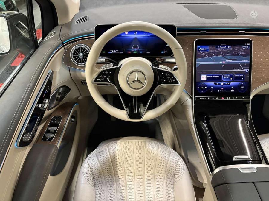 White Mercedes-Benz EQS 2023 in Vilnius, with an engine capacity of 0.00 L and mileage of 86 thousand km for 64990 €, photo 22 on AUTOMOTO.COM.LV