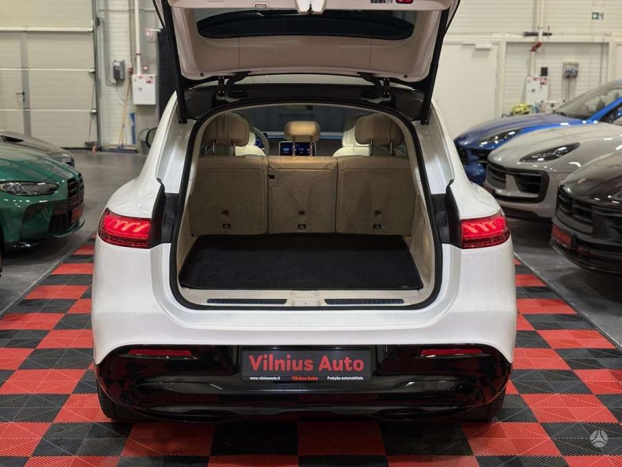 White Mercedes-Benz EQS 2023 in Vilnius, with an engine capacity of 0.00 L and mileage of 86 thousand km for 64990 €, photo 37 on AUTOMOTO.COM.LV