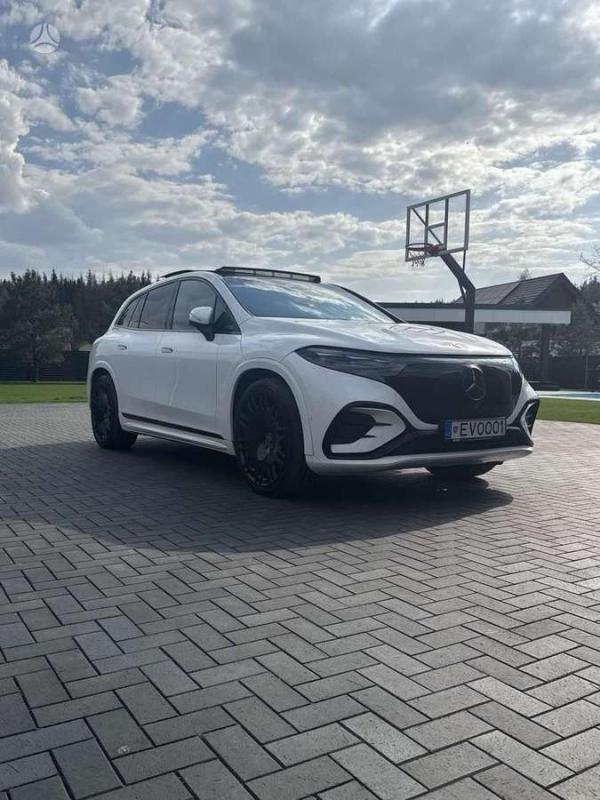 Balts Mercedes-Benz EQS 2023 Viļņa, ar dzinēja tilpumu 0.00 L un nobraukumu 87 tūkst. km par 76000 €, foto 3 vietnē AUTOMOTO.COM.LV