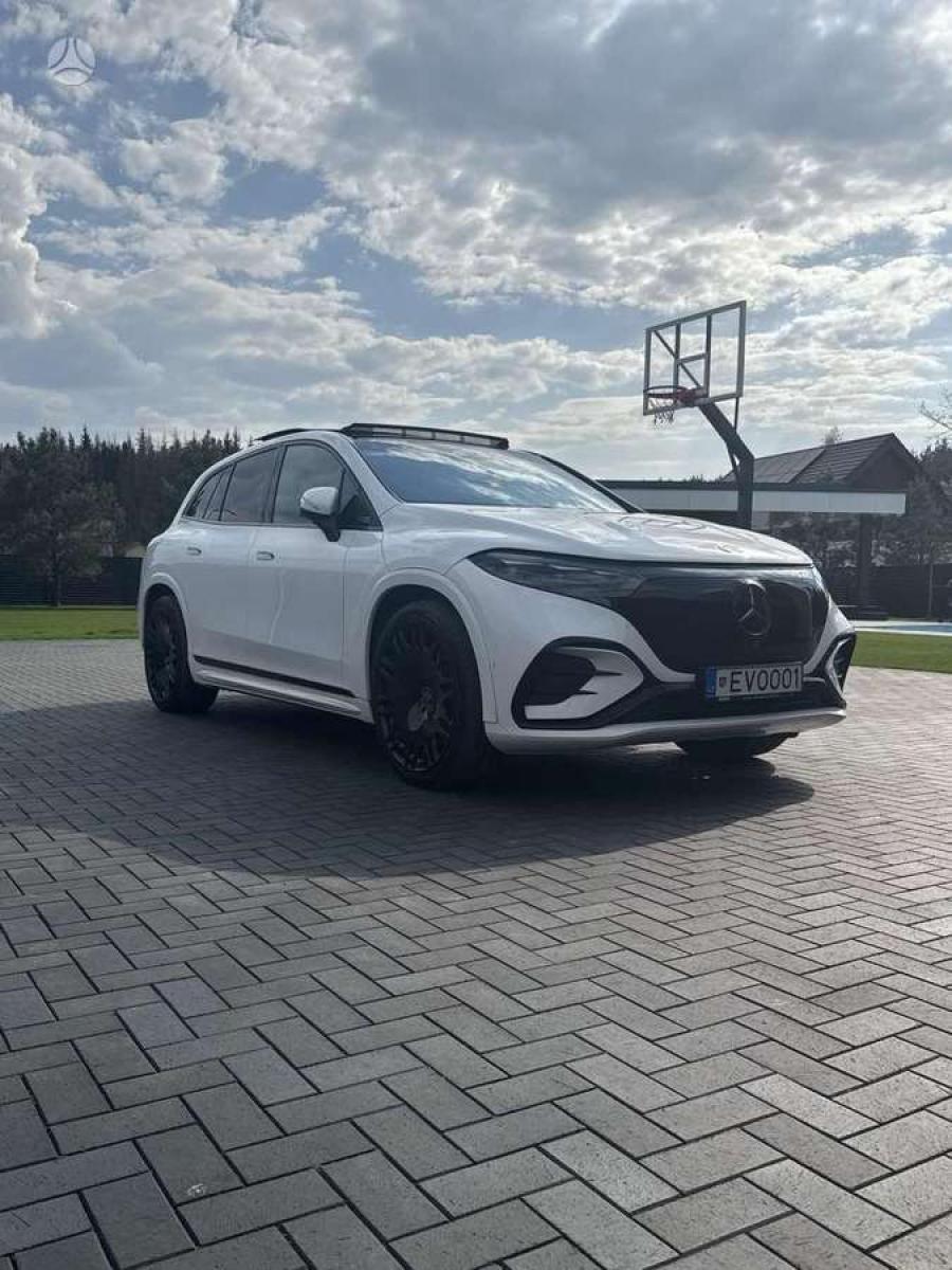 Balts Mercedes-Benz EQS 2023 Viļņa, ar dzinēja tilpumu 0.00 L un nobraukumu 87 tūkst. km par 76000 €, foto 3 vietnē AUTOMOTO.COM.LV