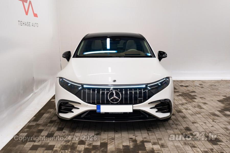 White Mercedes-Benz EQS 2022 in Tartu, with an engine capacity of 0.00 L and mileage of 63 thousand km for 84400 €, photo 4 on AUTOMOTO.COM.LV