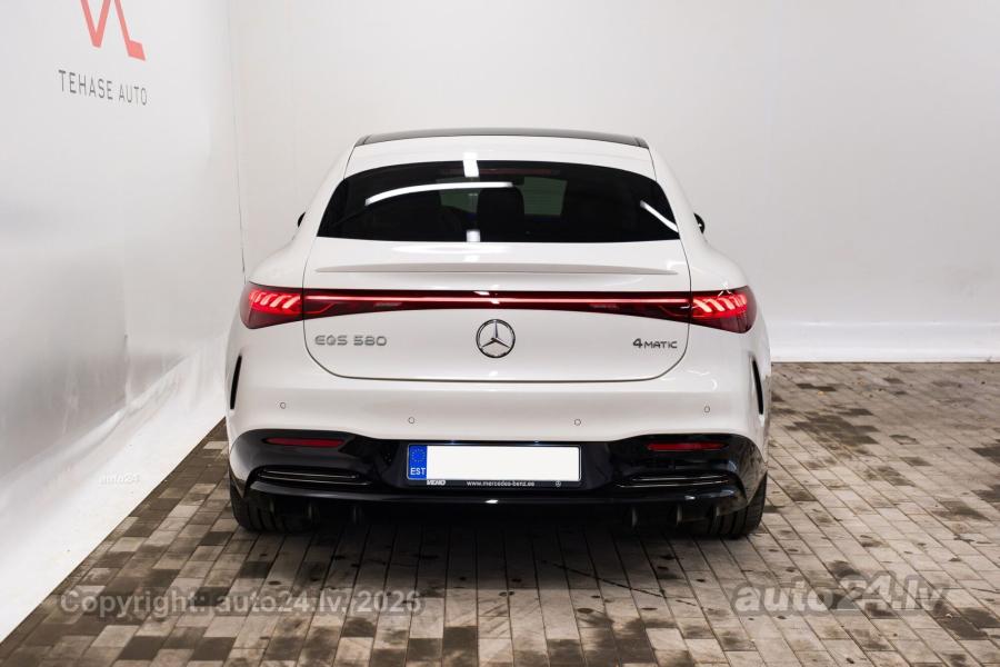 White Mercedes-Benz EQS 2022 in Tartu, with an engine capacity of 0.00 L and mileage of 63 thousand km for 84400 €, photo 5 on AUTOMOTO.COM.LV