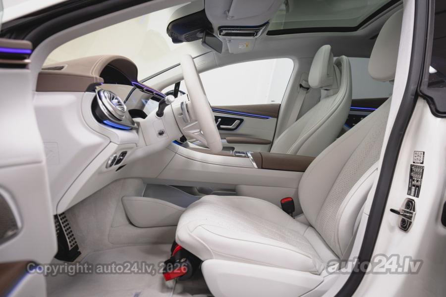 White Mercedes-Benz EQS 2022 in Tartu, with an engine capacity of 0.00 L and mileage of 63 thousand km for 84400 €, photo 8 on AUTOMOTO.COM.LV