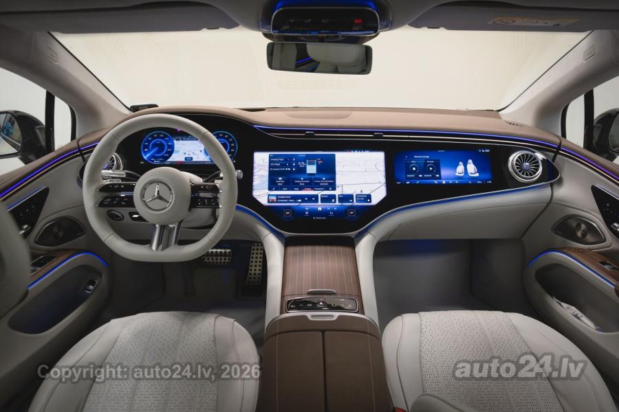 White Mercedes-Benz EQS 2022 in Tartu, with an engine capacity of 0.00 L and mileage of 63 thousand km for 84400 €, photo 16 on AUTOMOTO.COM.LV