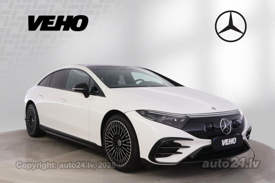 White Mercedes-Benz EQS 2023 in Tallinn, with an engine capacity of 0.00 L and mileage of 17 thousand km for 76900 €, photo 6 on AUTOMOTO.COM.LV