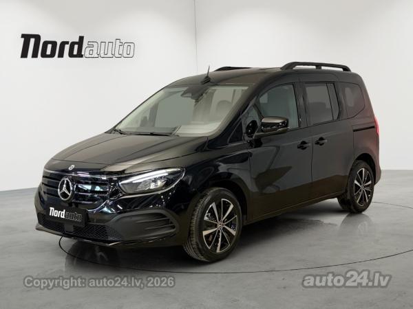 Black Mercedes-Benz EQT 2023 in Tallinn, with an engine capacity of 0.00 L and mileage of 5 thousand km for 29900 €, photo 1 on AUTOMOTO.COM.LV