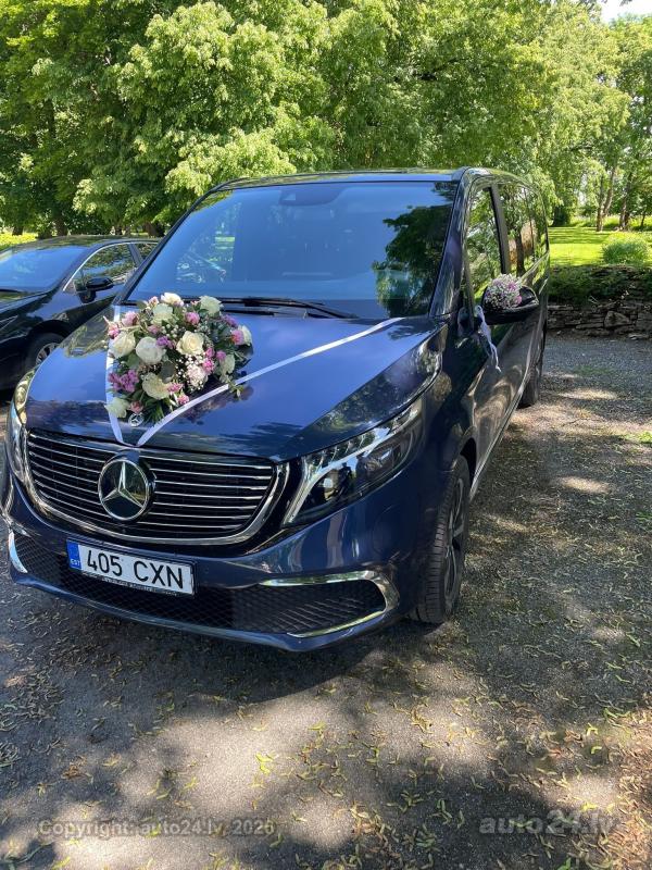 Blue Mercedes-Benz EQV 2024 in Tallinn, with an engine capacity of 0.00 L and mileage of 16 thousand km for 67000 €, photo 1 on AUTOMOTO.COM.LV