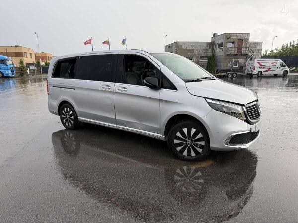 Grey Mercedes-Benz EQV 2023 in Kaunas, with an engine capacity of 0.00 L and mileage of 0 thousand km for 12700 €, photo 1 on AUTOMOTO.COM.LV