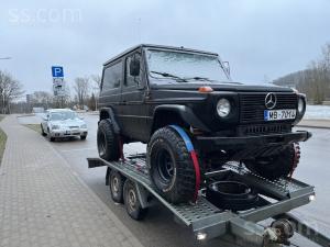Black Mercedes-Benz G 300 1982 in Riga, with an engine capacity of 3.00 L and mileage of 85 thousand km for 12500 €, photo 16 on AUTOMOTO.COM.LV