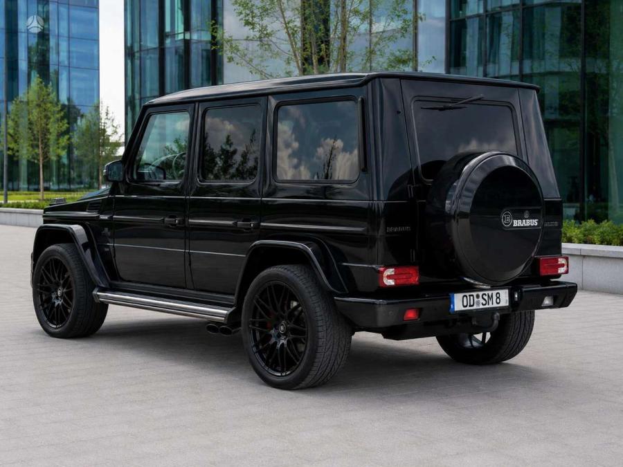 Black Mercedes-Benz G 320 2007 in Vilnius, with an engine capacity of 3.00 L and mileage of 189 thousand km for 33900 €, photo 5 on AUTOMOTO.COM.LV