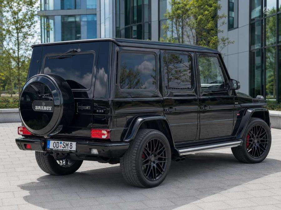 Black Mercedes-Benz G 320 2007 in Vilnius, with an engine capacity of 3.00 L and mileage of 189 thousand km for 33900 €, photo 7 on AUTOMOTO.COM.LV