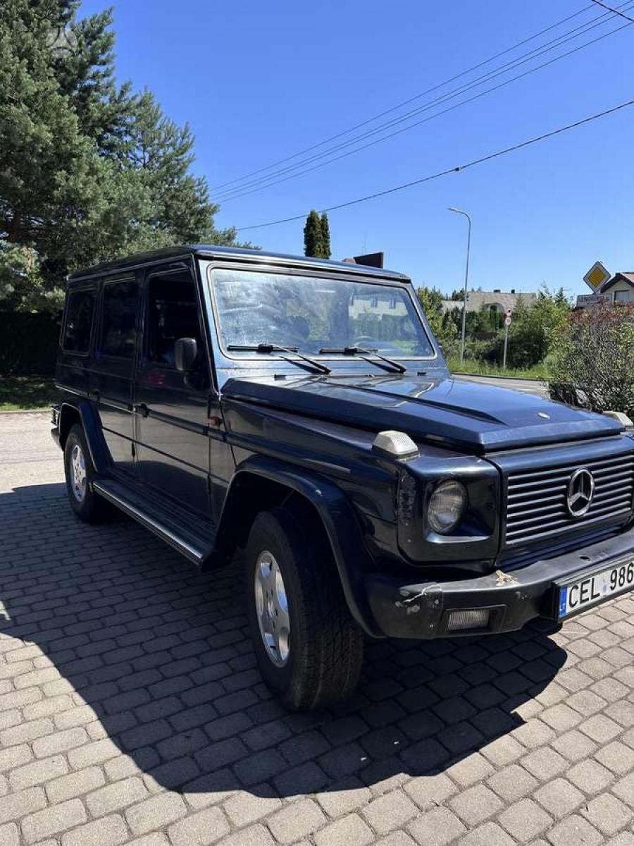 Blue Mercedes-Benz G 320 1995 in Klaipeda, with an engine capacity of 3.20 L and mileage of 344 thousand km for 19000 €, photo 1 on AUTOMOTO.COM.LV