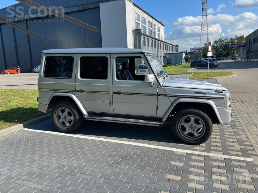 Grey Mercedes-Benz G 320 1998 in Riga, with an engine capacity of 3.20 L and mileage of 273 thousand km for 25700 €, photo 3 on AUTOMOTO.COM.LV