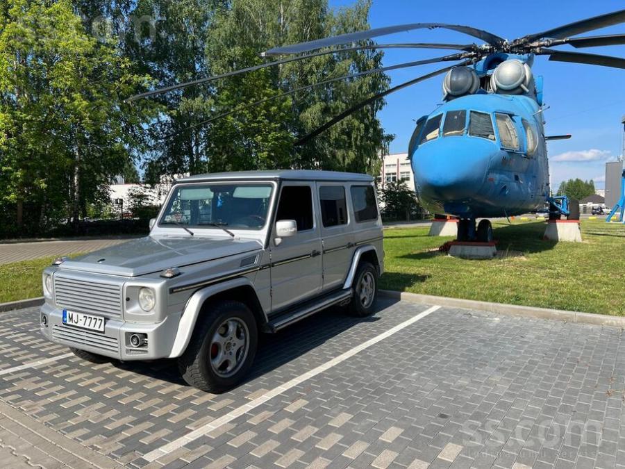 Grey Mercedes-Benz G 320 1998 in Riga, with an engine capacity of 3.20 L and mileage of 273 thousand km for 25700 €, photo 7 on AUTOMOTO.COM.LV
