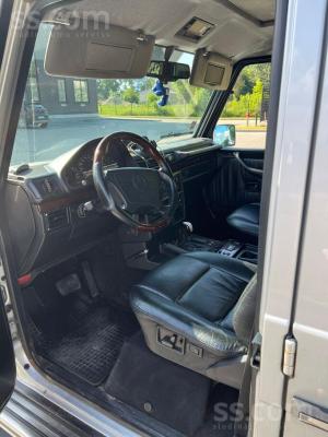 Grey Mercedes-Benz G 320 1998 in Riga, with an engine capacity of 3.20 L and mileage of 273 thousand km for 25700 €, photo 11 on AUTOMOTO.COM.LV