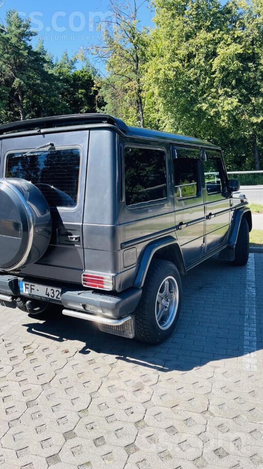 Black Mercedes-Benz G 350 1992 in Riga, with an engine capacity of 3.50 L and mileage of 366 thousand km for 32000 €, photo 25 on AUTOMOTO.COM.LV