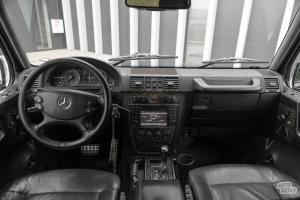 Black Mercedes-Benz G 350 2010 in Vilnius, with an engine capacity of 3.00 L and mileage of 278 thousand km for 43500 €, photo 14 on AUTOMOTO.COM.LV