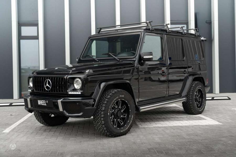 Melns Mercedes-Benz G 350 2010 Viļņa, ar dzinēja tilpumu 2.99 L un nobraukumu 278 tūkst. km par 37990 €, foto 4 vietnē AUTOMOTO.COM.LV