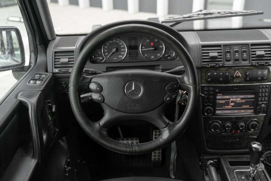 Melns Mercedes-Benz G 350 2010 Viļņa, ar dzinēja tilpumu 2.99 L un nobraukumu 278 tūkst. km par 37990 €, foto 24 vietnē AUTOMOTO.COM.LV