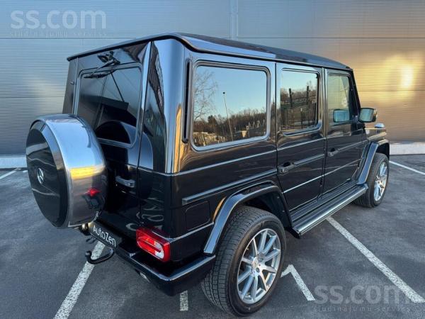 Black Mercedes-Benz G 350 2011 in Tallinn, with an engine capacity of 3.00 L and mileage of 245 thousand km for 37995 €, photo 5 on AUTOMOTO.COM.LV