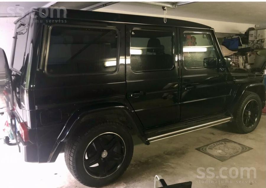 Black Mercedes-Benz G 350 2011 in Jurmala, with an engine capacity of 3.00 L and mileage of 240 thousand km for 34900 €, photo 13 on AUTOMOTO.COM.LV