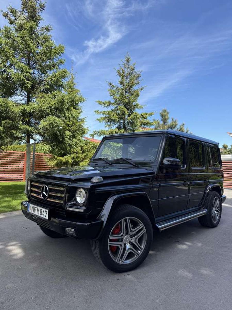 Black Mercedes-Benz G 350 2011 in Klaipeda, with an engine capacity of 2.99 L and mileage of 139 thousand km for 49500 €, photo 1 on AUTOMOTO.COM.LV