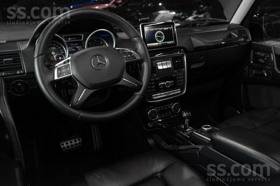 Melns Mercedes-Benz G 350 2015 Rīga, ar dzinēja tilpumu 3.00 L un nobraukumu 138 tūkst. km par 62500 €, foto 12 vietnē AUTOMOTO.COM.LV