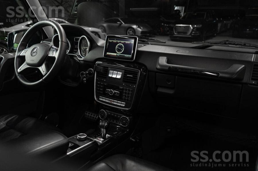 Melns Mercedes-Benz G 350 2015 Rīga, ar dzinēja tilpumu 3.00 L un nobraukumu 138 tūkst. km par 62500 €, foto 14 vietnē AUTOMOTO.COM.LV