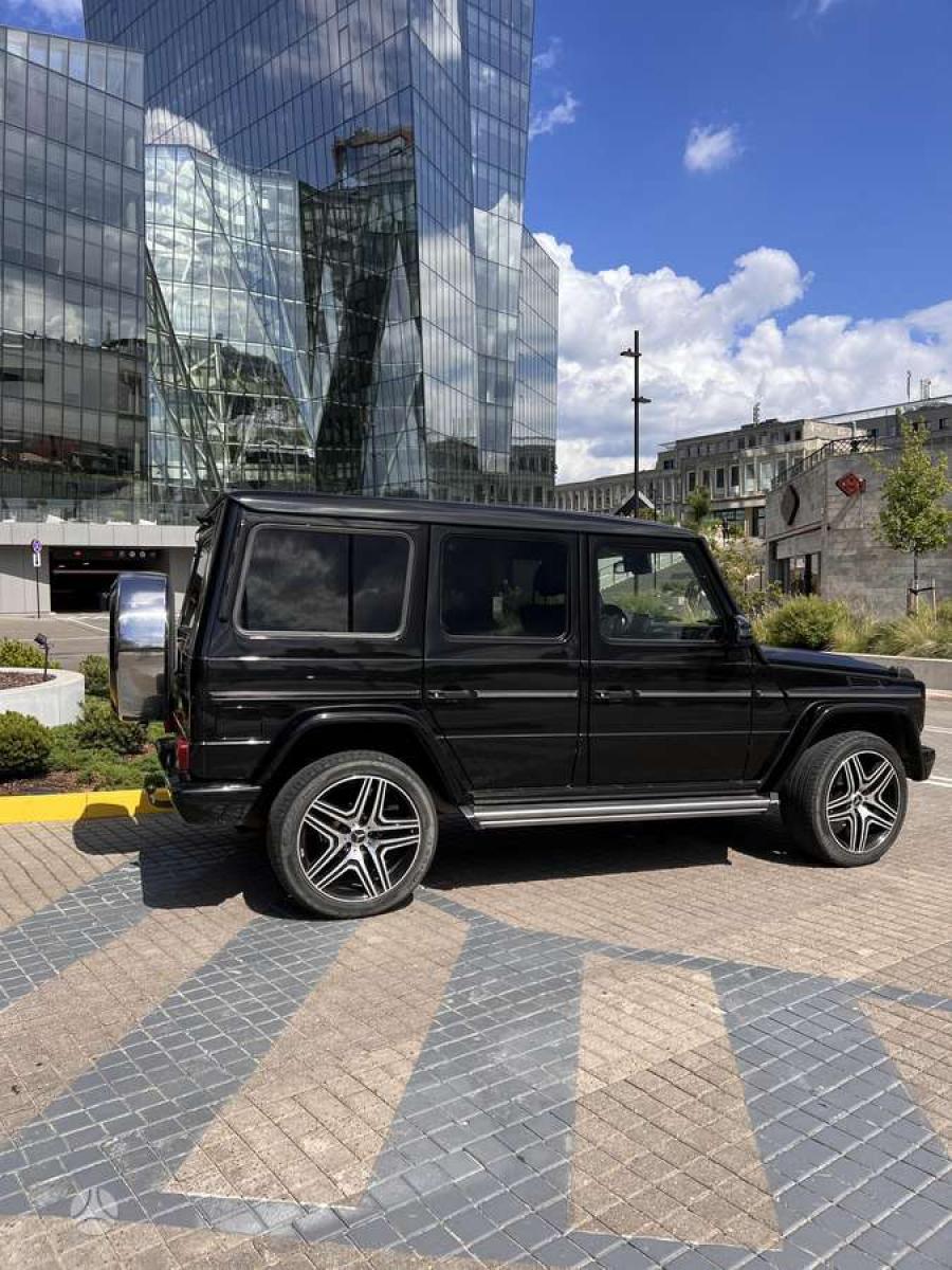 Black Mercedes-Benz G 350 2015 in Vilnius, with an engine capacity of 2.99 L and mileage of 254 thousand km for 53900 €, photo 4 on AUTOMOTO.COM.LV
